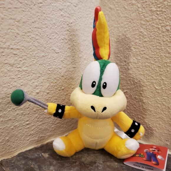 Nintendo | Toys | Plush Lemmy Koopa 8 Inch New Super Mario Nintendo ...